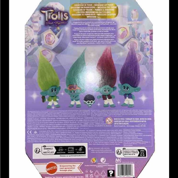 Mattel | Toys | Trolls Band Together Dreamworks Brozone On Tour Set Of ...